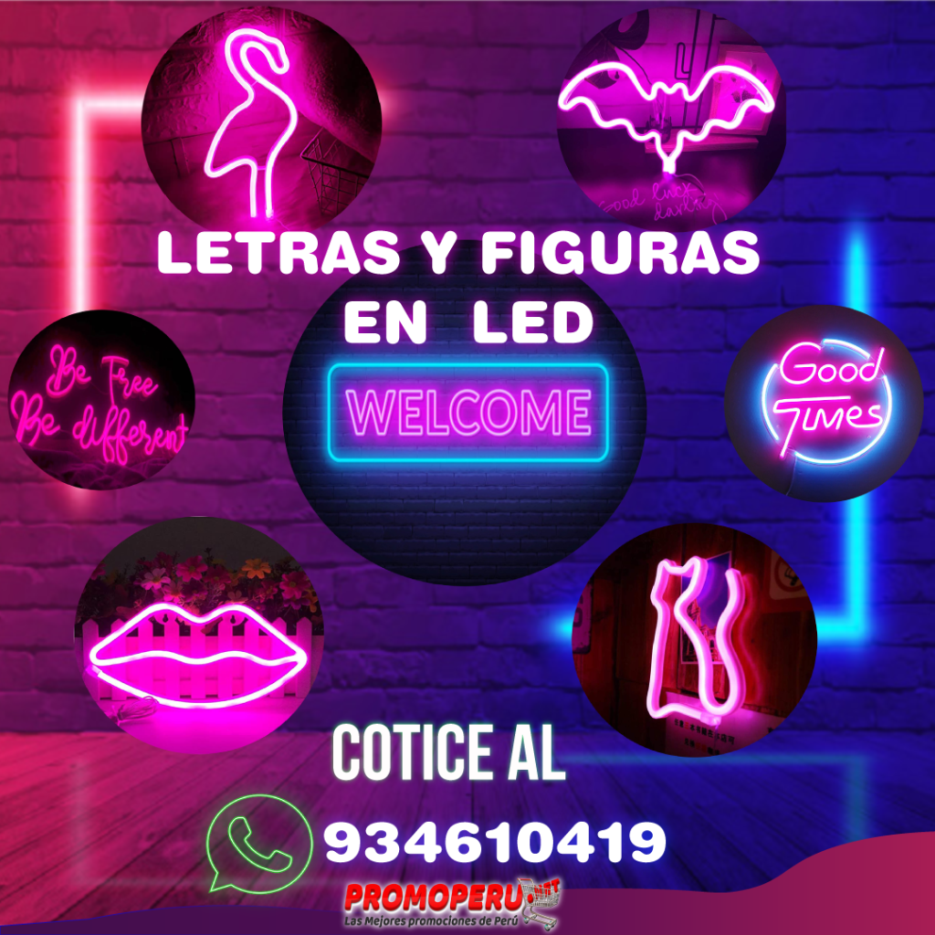 FIGURAS CON LUCES LED – PromoPerú